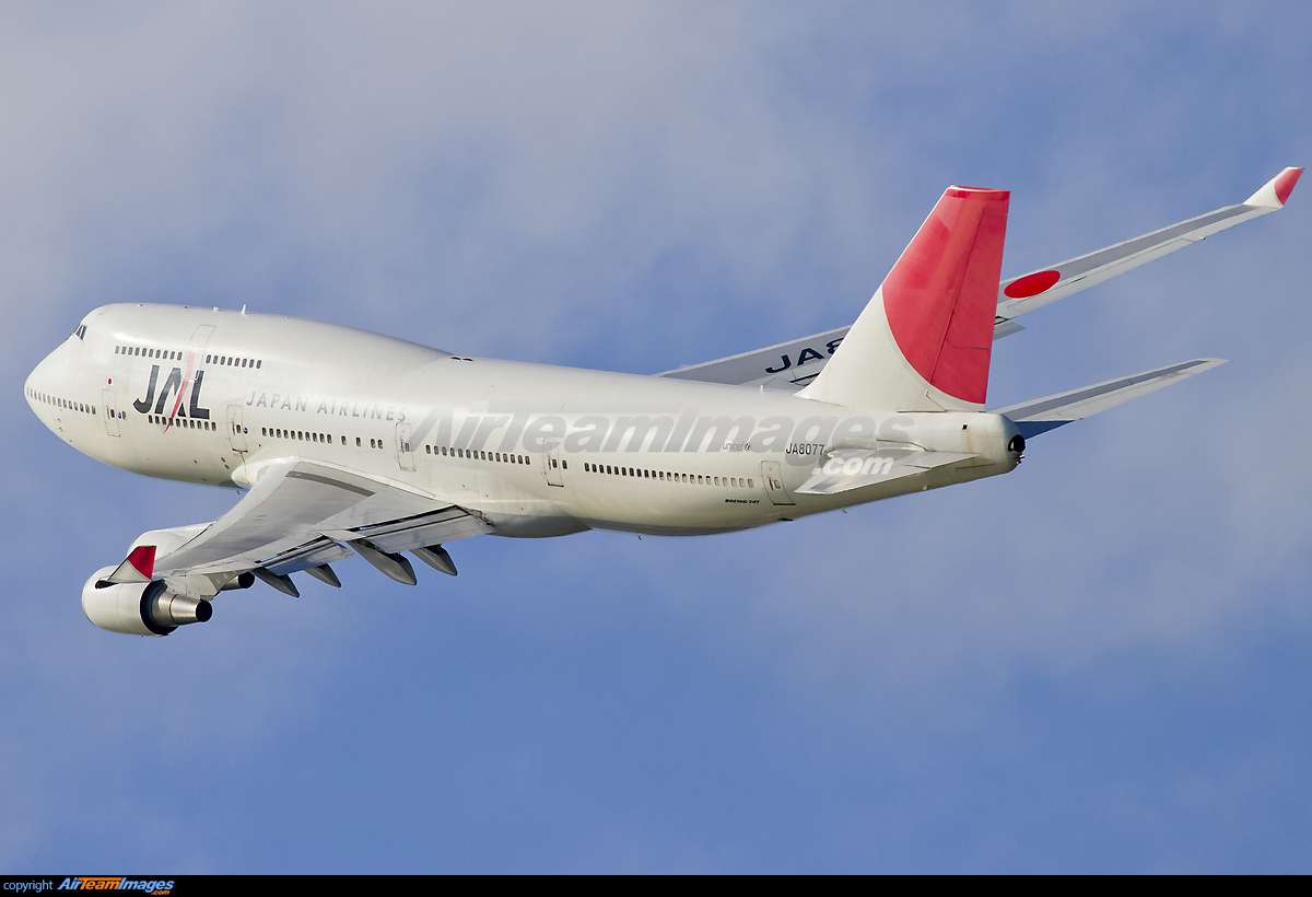 Boeing 747-446 JAL - Japan Airlines JA8077 - AirTeamImages.com