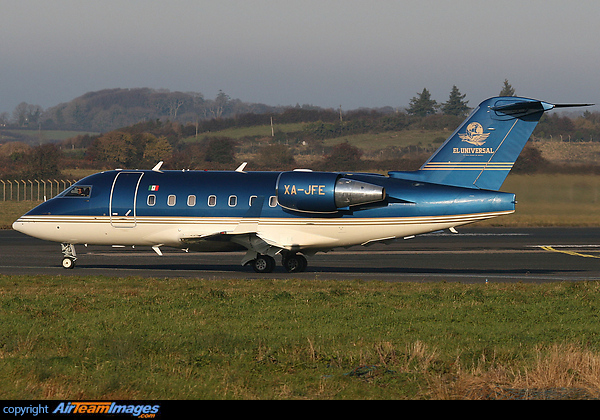 Bombardier Challenger 604 Private XA-JFE - AirTeamImages.com