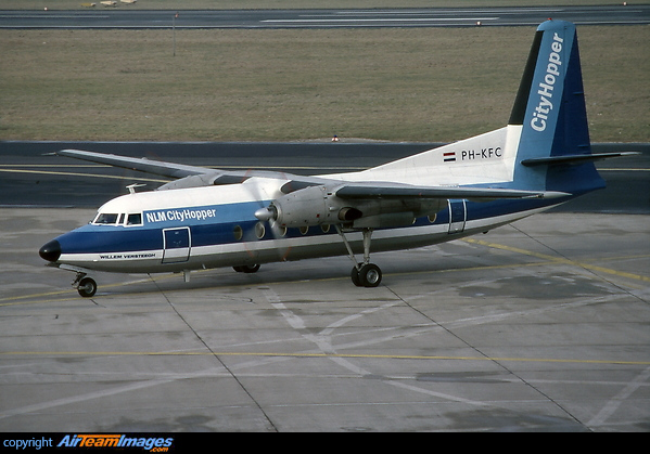 Fokker F-27-200 Friendship NLM CityHopper PH-KFC - AirTeamImages.com