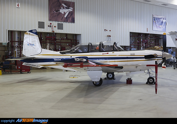 Beechcraft T-34C Mentor NASA N865NA - AirTeamImages.com