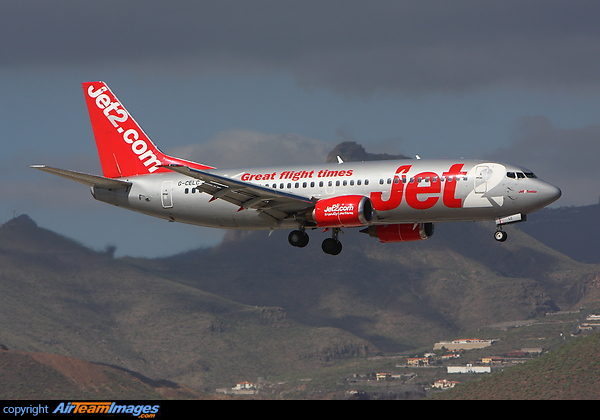 Boeing 737-33A Jet2 G-CELC - AirTeamImages.com