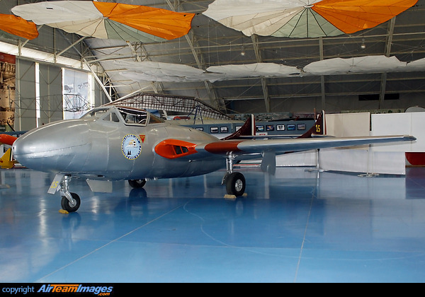 de Havilland Vampire T.MK.11 Mexico - Air Force 15 - AirTeamImages.com