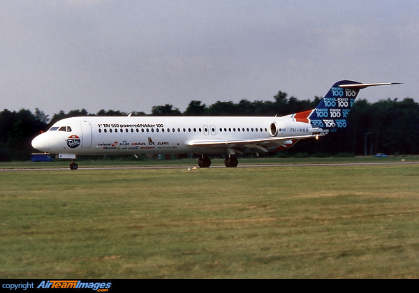 Fokker 100 Fokker PH-MKH - AirTeamImages.com