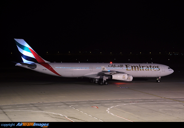 Airbus A340-313X Emirates A6-ERS - AirTeamImages.com