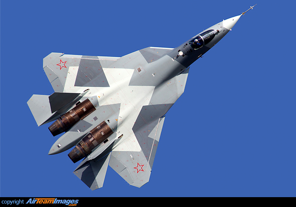 Sukhoi T-50 Russia - Russian Air Force 51 BLUE - AirTeamImages.com