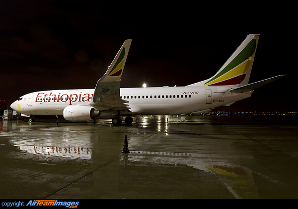 Boeing 737-8HO Ethiopian Airlines ET-AOA - AirTeamImages.com