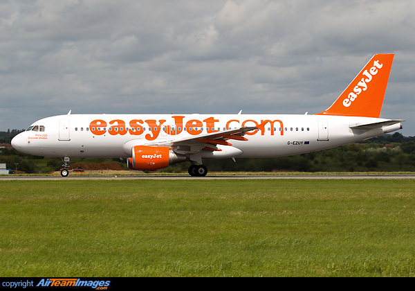 Airbus A320-214 EasyJet G-EZUY - AirTeamImages.com