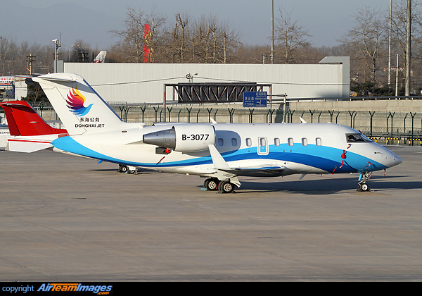 Bombardier Challenger 605 Donghai Jet B-3077 - AirTeamImages.com