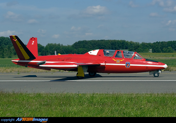 Fouga CM-170 Magister Belgium - Air Force MT-40 - AirTeamImages.com