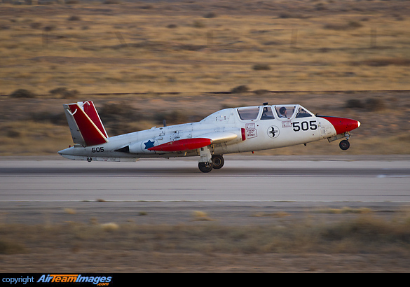 Fouga CM-170 Magister Israel - Israeli Air Force 505 - AirTeamImages.com
