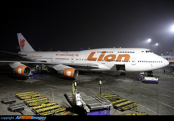 Boeing 747-412 Lion Air PK-LHF - AirTeamImages.com