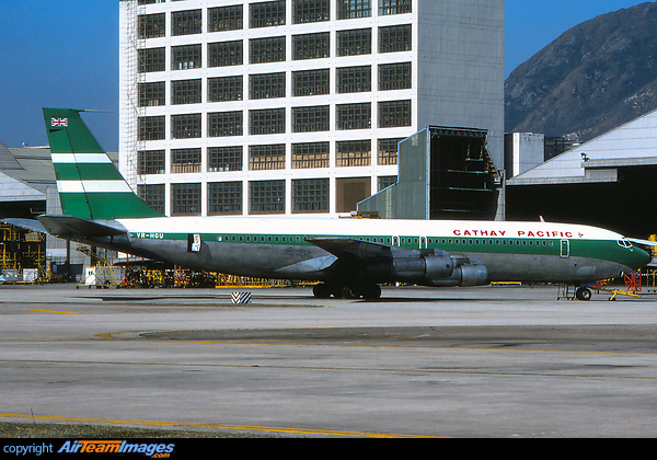 Boeing 707-351C Cathay Pacific Airways VR-HGU - AirTeamImages.com