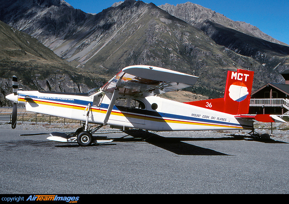 Pilatus PC-6B2-H4 Turbo Porter Mount Cook Ski Planes ZK-MCT ...