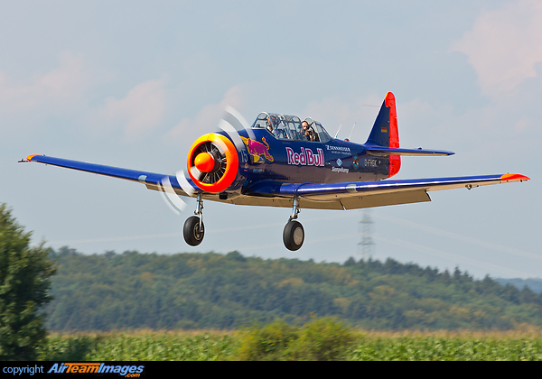 North American T-6 Texan Red Bull D-FHGK - AirTeamImages.com