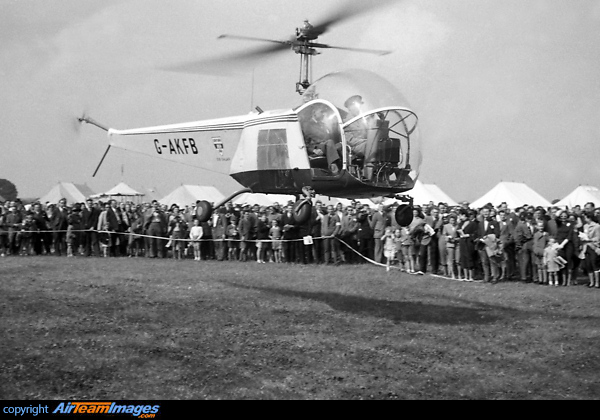 Bell 47B BEA - British European Airways G-AKFB - AirTeamImages.com