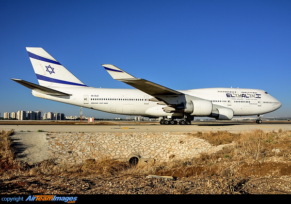 Boeing 747-412 El Al 4X-ELE - AirTeamImages.com