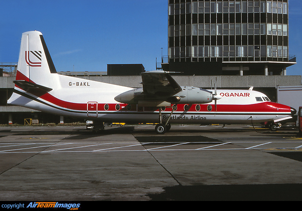 Fokker F-27-200 Friendship Loganair G-BAKL - AirTeamImages.com