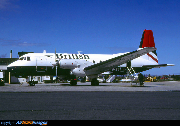 HS-748 Srs 2A/227 British Airways G-BCDZ Large - AirTeamImages.com