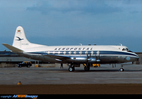 Vickers 749 Viscount Aeropostal Alas de Venezuela YV-C-AMX ...