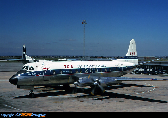 Vickers 816 Viscount TAA - Trans Australia Airlines VH-TVP ...