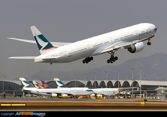 Boeing 777-367/ER Cathay Pacific Airways B-KPA - AirTeamImages.com