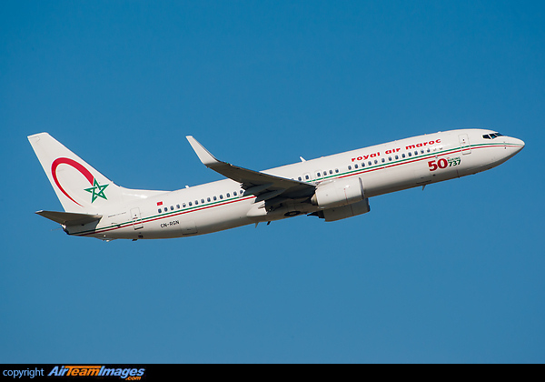 Boeing 737-8B6 Royal Air Maroc CN-RGN - AirTeamImages.com