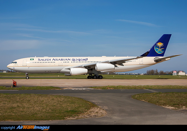 Airbus A340-213X Saudi Arabian Royal Flight HZ-HMS2 - AirTeamImages.com