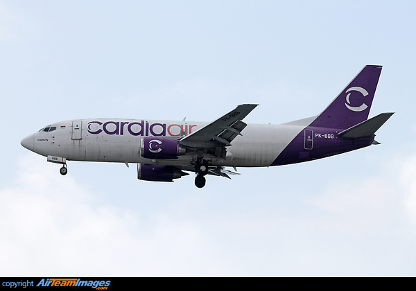 Boeing 737-347(SF) Cardig Air PK-BBB - AirTeamImages.com