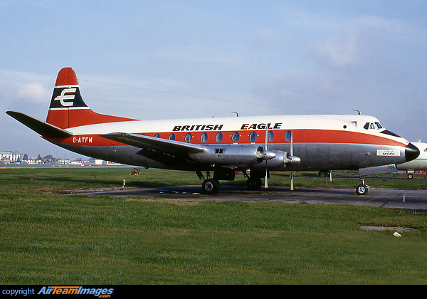Vickers 739A Viscount British Eagle International Airlines G-ATFN ...