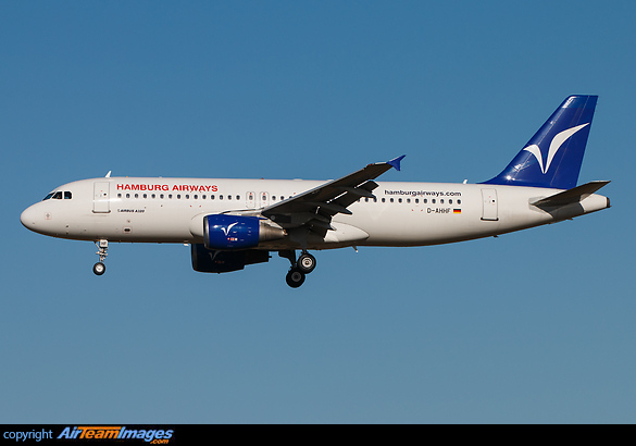 Airbus A320-214 Hamburg Airways D-AHHF - AirTeamImages.com