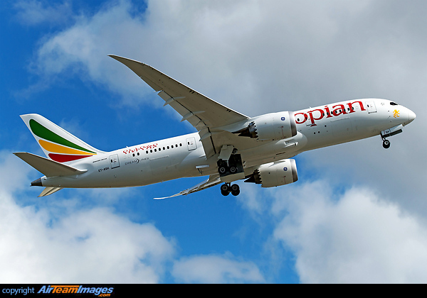 Boeing 787-8 Dreamliner Ethiopian Airlines ET-ASH - AirTeamImages.com
