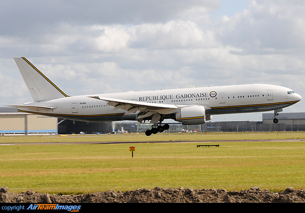 Boeing 777-236 Gabon Government TR-KPR Large - AirTeamImages.com