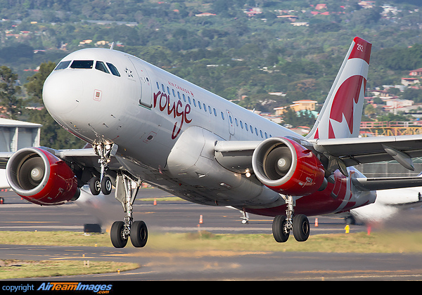 Airbus A319-112 Air Canada rouge G-GJVY - AirTeamImages.com