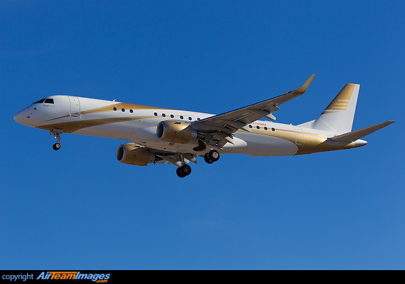 Embraer Lineage 1000 MGM Mirage N730MM - AirTeamImages.com