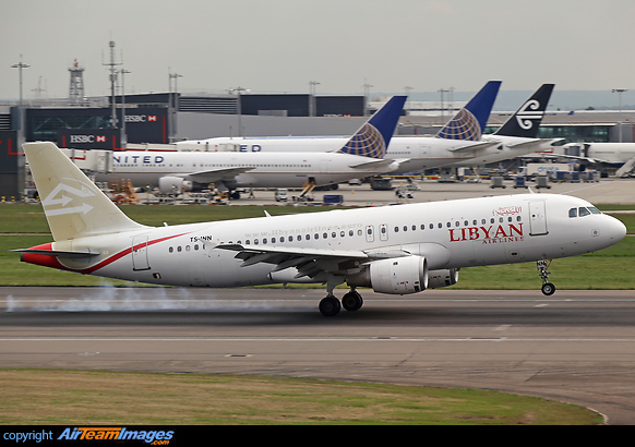 Airbus A320-212 Libyan Airlines TS-INN - AirTeamImages.com