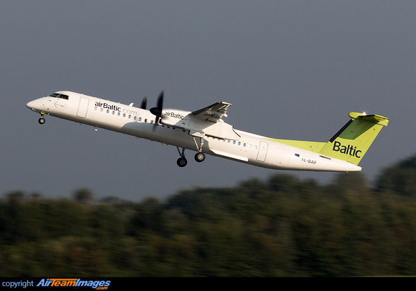 Bombardier Dash 8-402Q AirBaltic YL-BAF - AirTeamImages.com