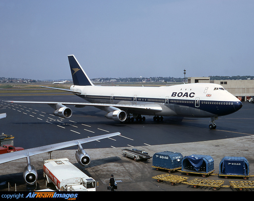 Boeing 747-136 BOAC - British Overseas Airways Corporation G-AWNH ...