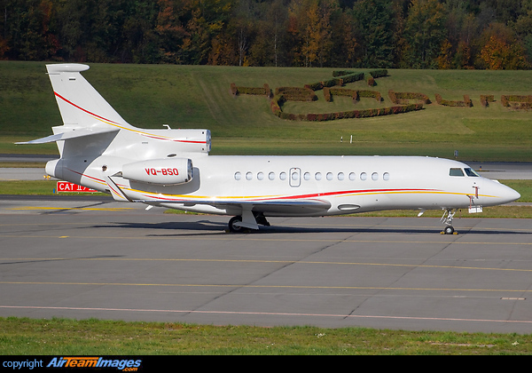 Dassault Falcon 7X Shell Aircraft International VQ-BSO - AirTeamImages.com