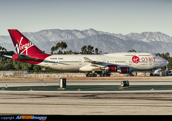 Boeing 747-41R Virgin Galactic N744VG - AirTeamImages.com