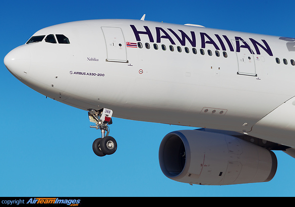 Airbus A330-243 Hawaiian Airlines N388HA - AirTeamImages.com