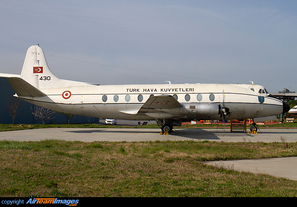 Vickers 794D Viscount Turkey - Turkish Air Force 58-430 - AirTeamImages.com