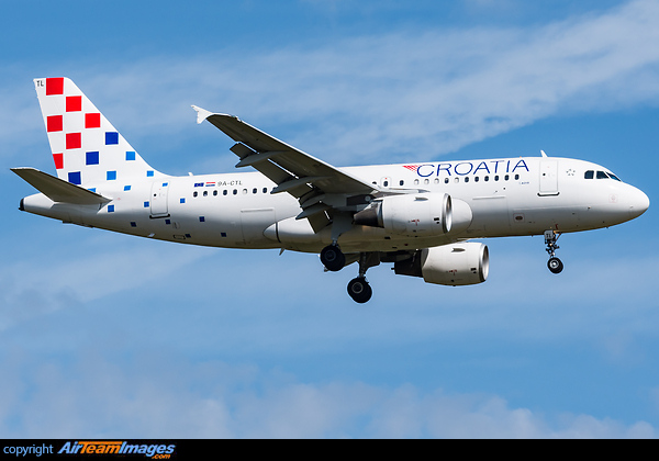 Airbus A319-112 Croatia Airlines 9A-CTL - AirTeamImages.com