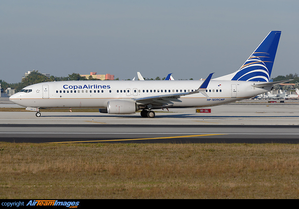 Boeing 737-8V3 Copa Airlines HP-1839CMP - AirTeamImages.com