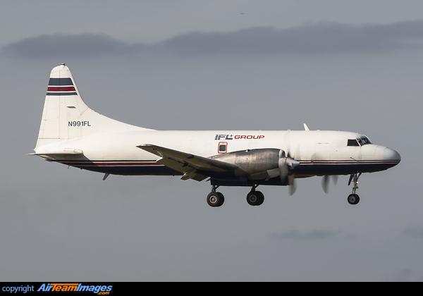 Convair CV-580 IFL Group N991FL Large - AirTeamImages.com