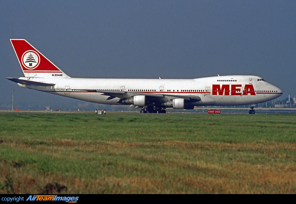 Boeing 747-2B4BM MEA - Middle East Airlines N204AE - AirTeamImages.com