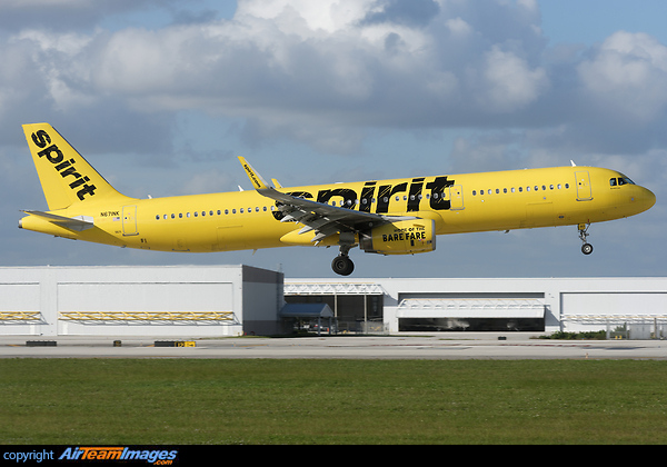 Airbus A321-231 Spirit Airlines N671NK - AirTeamImages.com