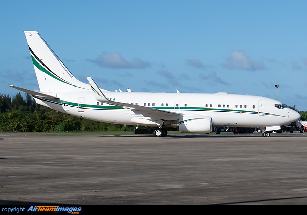 Boeing Business Jet BBJ Private N480CH - AirTeamImages.com