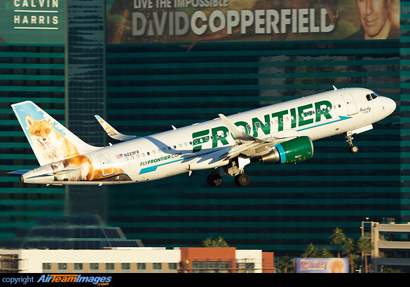 Airbus A320-214 Frontier Airlines N229FR - AirTeamImages.com