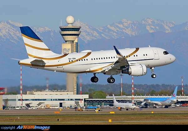 Airbus ACJ319 Comlux Aviation 9H-TBN - AirTeamImages.com