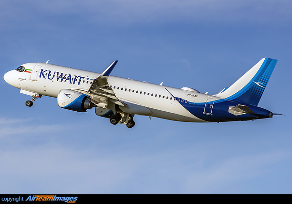 Airbus A320-251N Kuwait Airways 9K-AKQ - AirTeamImages.com